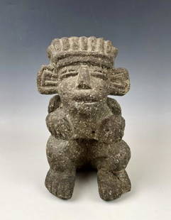 Pre Columbian Aztec, Mayan Stone Figure
