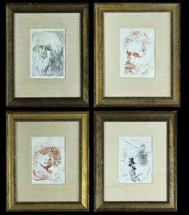 Leonardo Da Vinci Etching