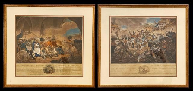 1802 English Engravings, Anthony Cardon (2pc)