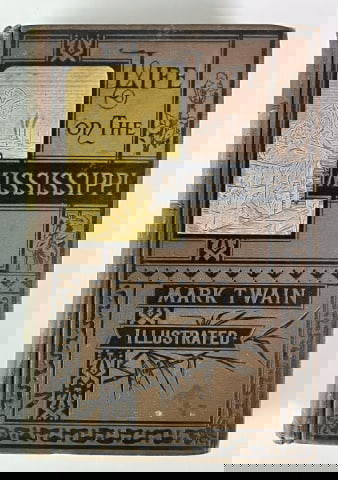 Book, Mark Twain, "life On The Mississippi" 1st Auction