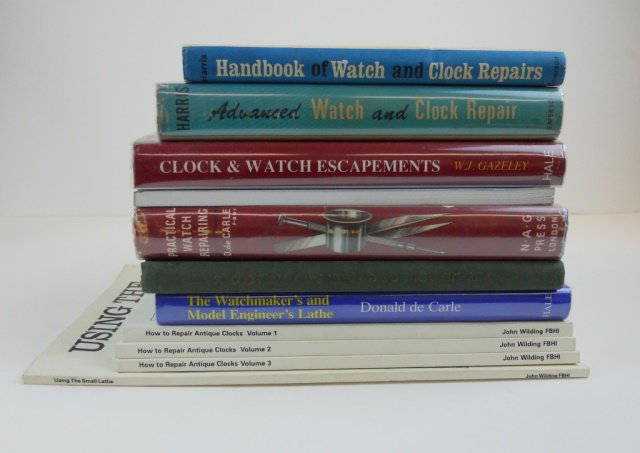 Eleven Watch And Clock Repair Books