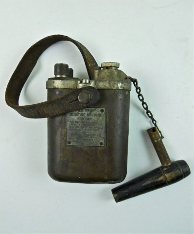 INERT WWII U.S. Army Blasting Machine, Rodgers