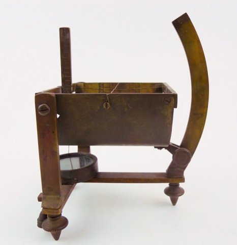 19th C. Persian Inscribed Equatorial Sundial