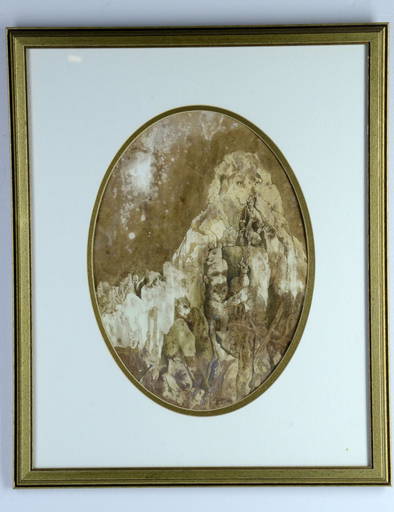 Daryl Murdock Prince Of Illusion Watercolor Framed