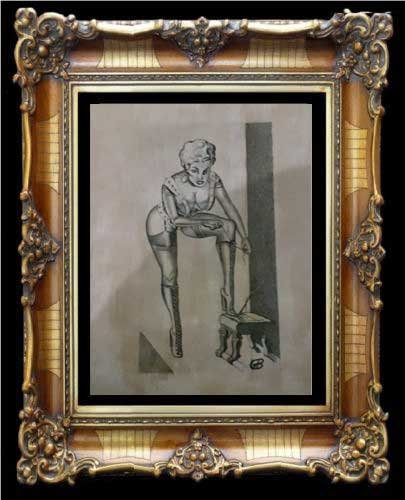 GENE BILBREW aka Eneg Original Art for EXOTIQUE