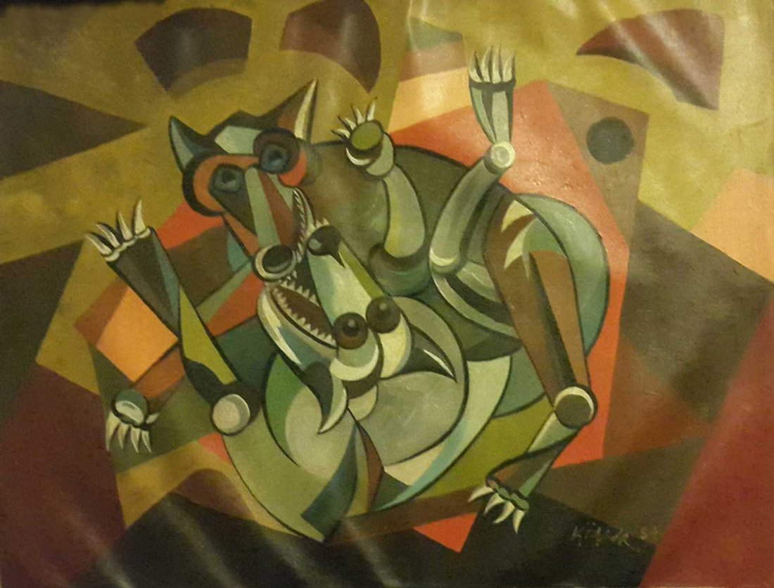 ANG KIUKOK PHILIPPINE IMPRESSIONIST ARTIST Painting.