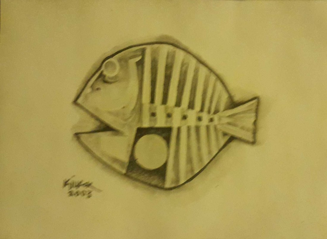 ANG KIUKOK PHILIPPINE IMPRESSIONIST"ABSTRACT FISH"