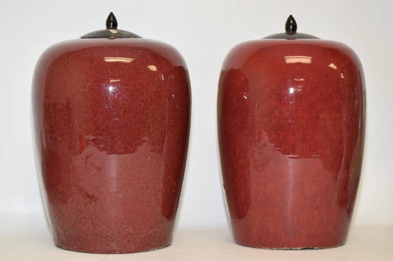 Two 18-19th C. Chinese Porcelain Flambe Jars - Feb 26, 2022 | Fortune ...