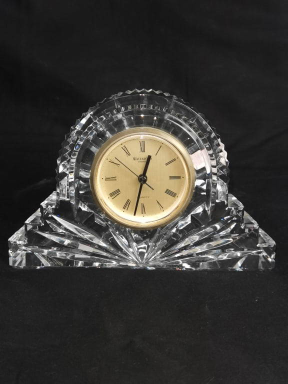 Waterford Crystal Quartz Table Clock Auction