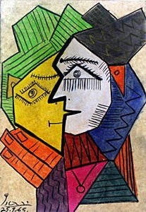 Pastel Drawing Pablo Picasso