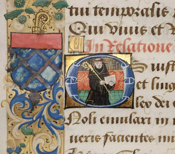 15th c. Illuminated MS Leaf, w/ Miniature - Apr 03, 2021 | Addison ...