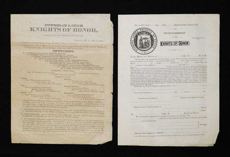 [fraternity, Secret Society] Knights Of Honor