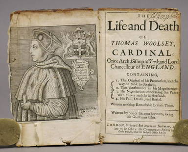 Cavendish. The Negotiations Of Thomas Woolsey