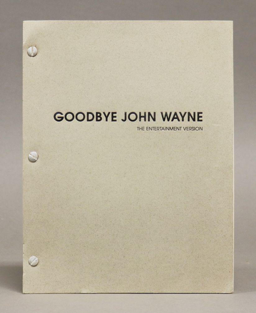 Rare Typescript, Goodbye John Wayne