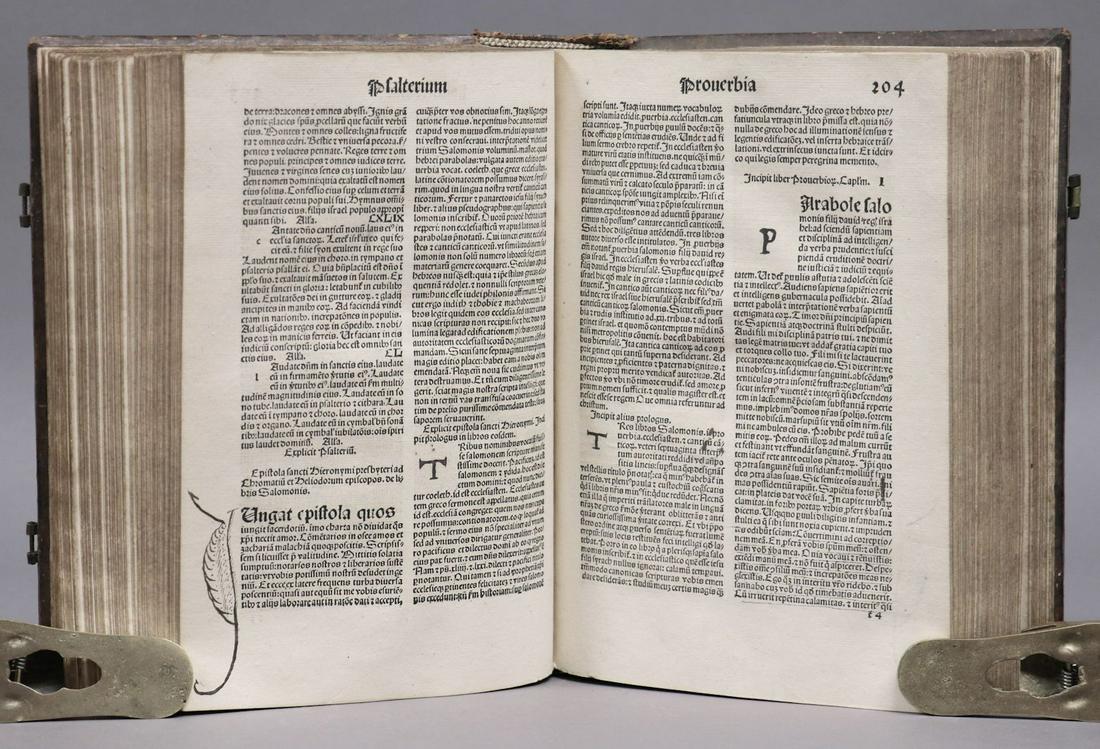 Incunable Bible, 1489