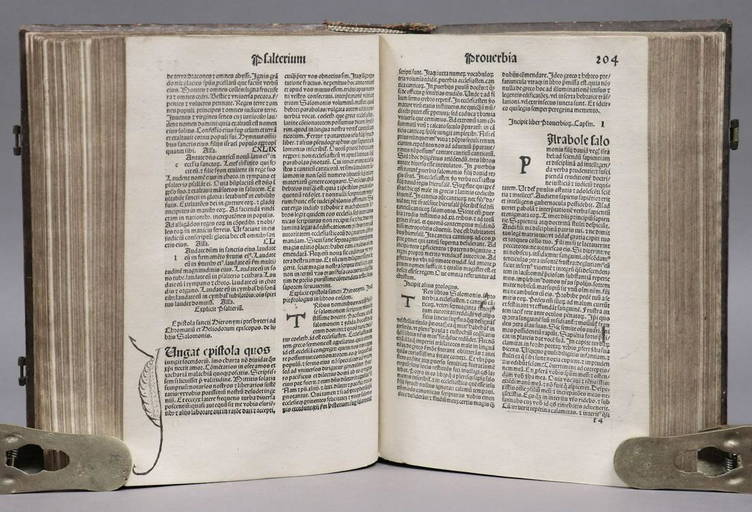Incunable Bible, 1489