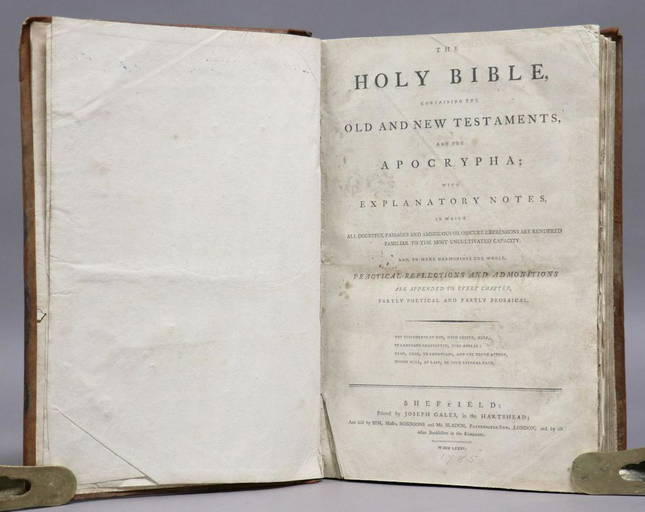 [rare Imprint] The Holy Bible, 1785