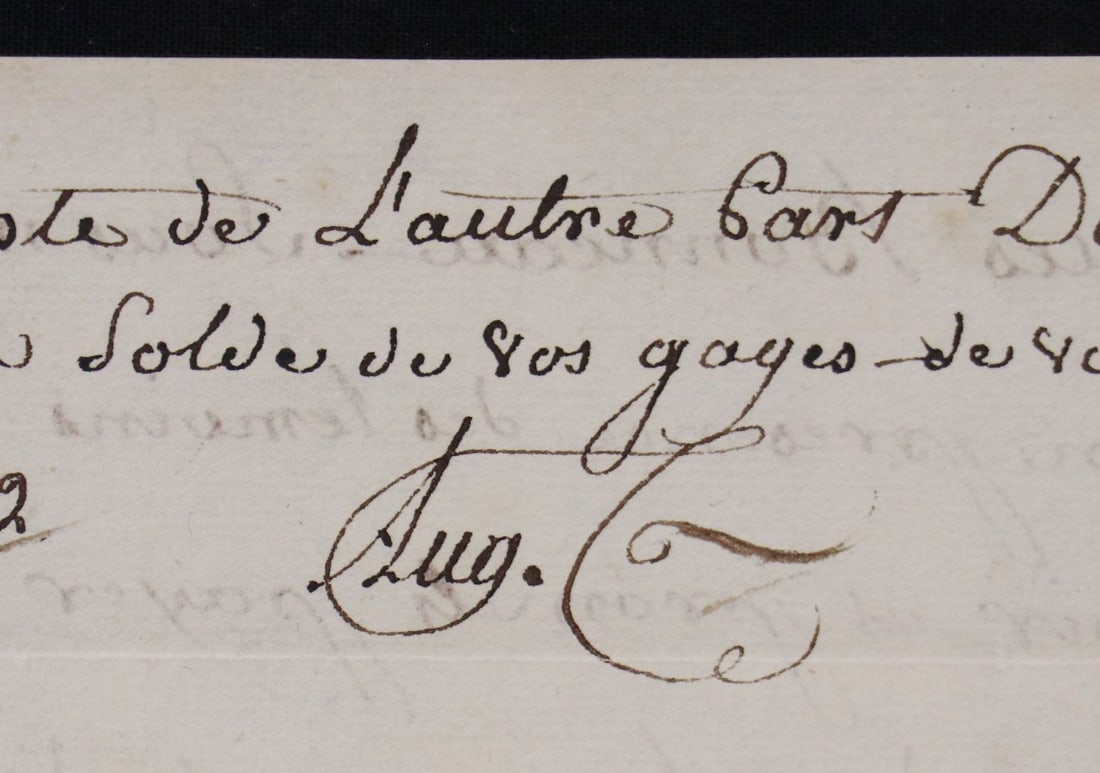 Auguste Chouteau, Saint Louis Founder Auction