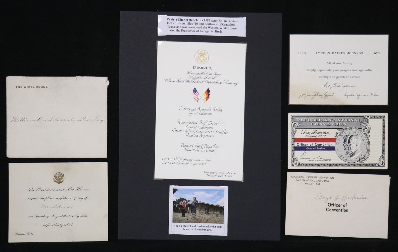 U.s. Presidents, Invitations, Group Lot Auction