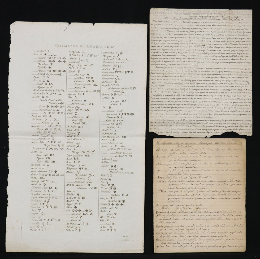 Science, Alchemy, Hamilton Manuscript Auction