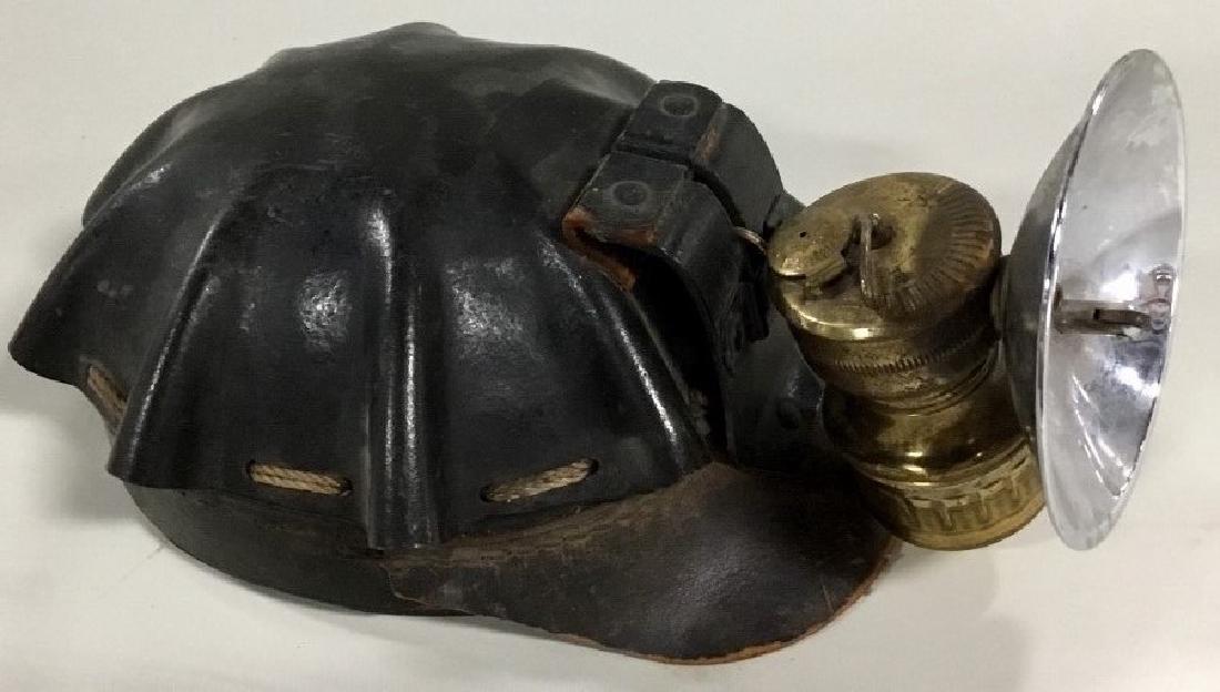 Turtleshell Type Coal Miner's Helmet Comes with carbide