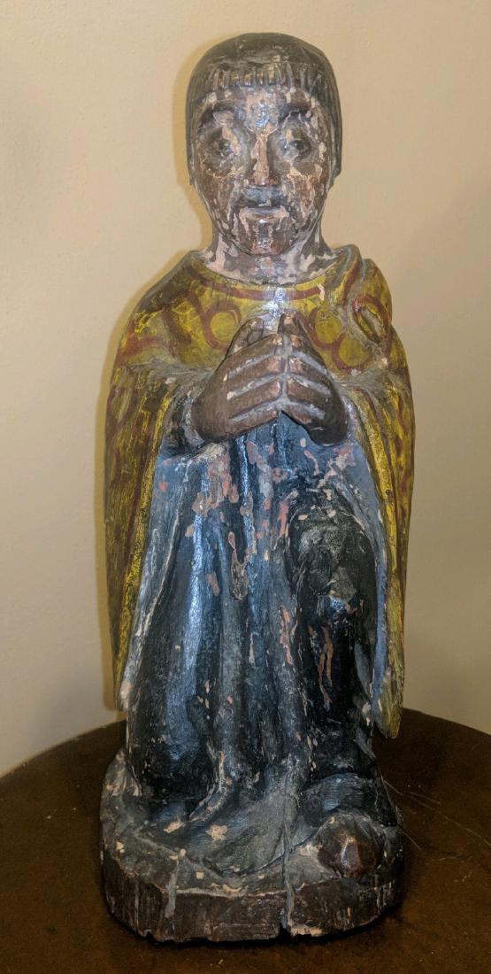 Early 19th c. Spanish Colonial portrait of a priest