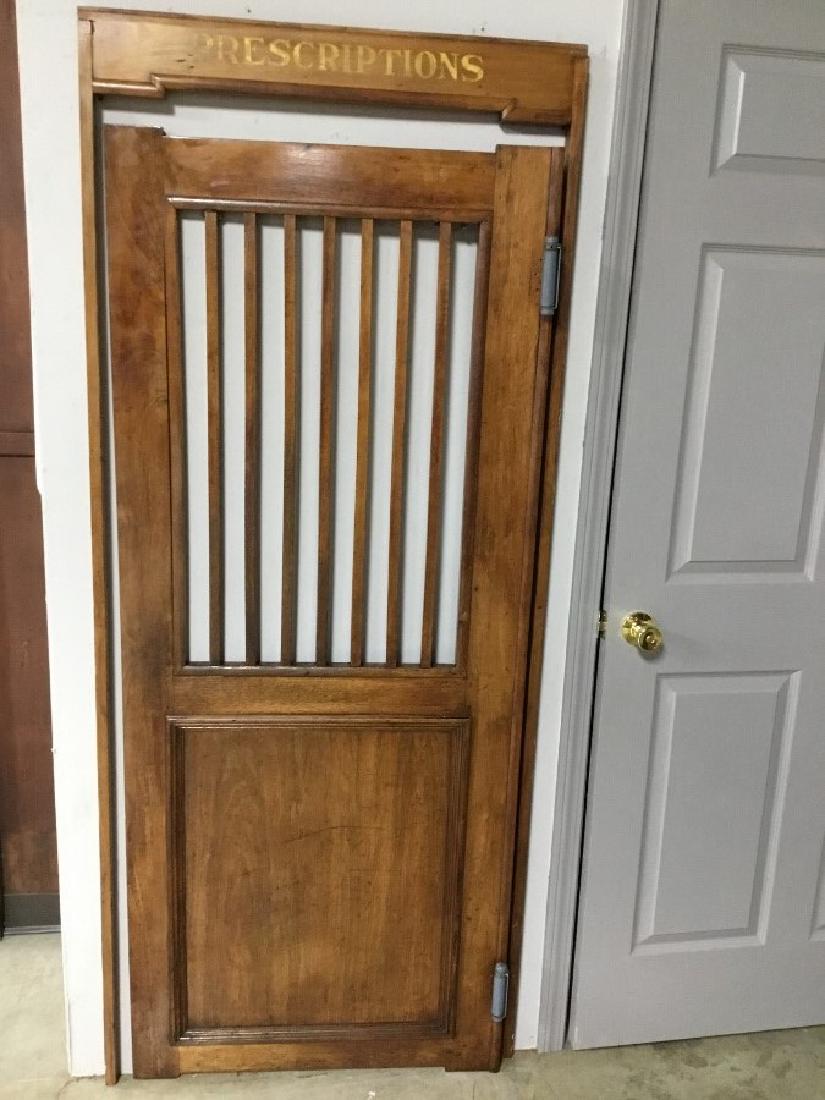 Rare Drug Store Swinging door