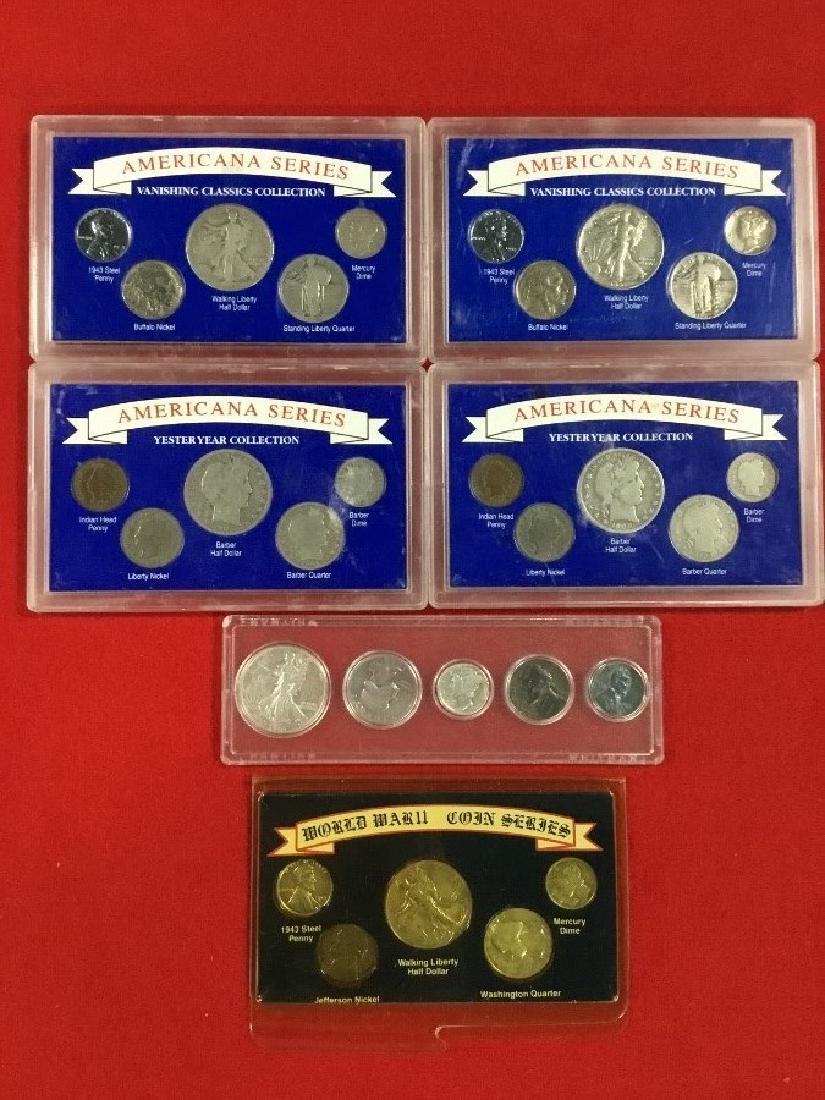 Lot Of 6 Coin Sets
