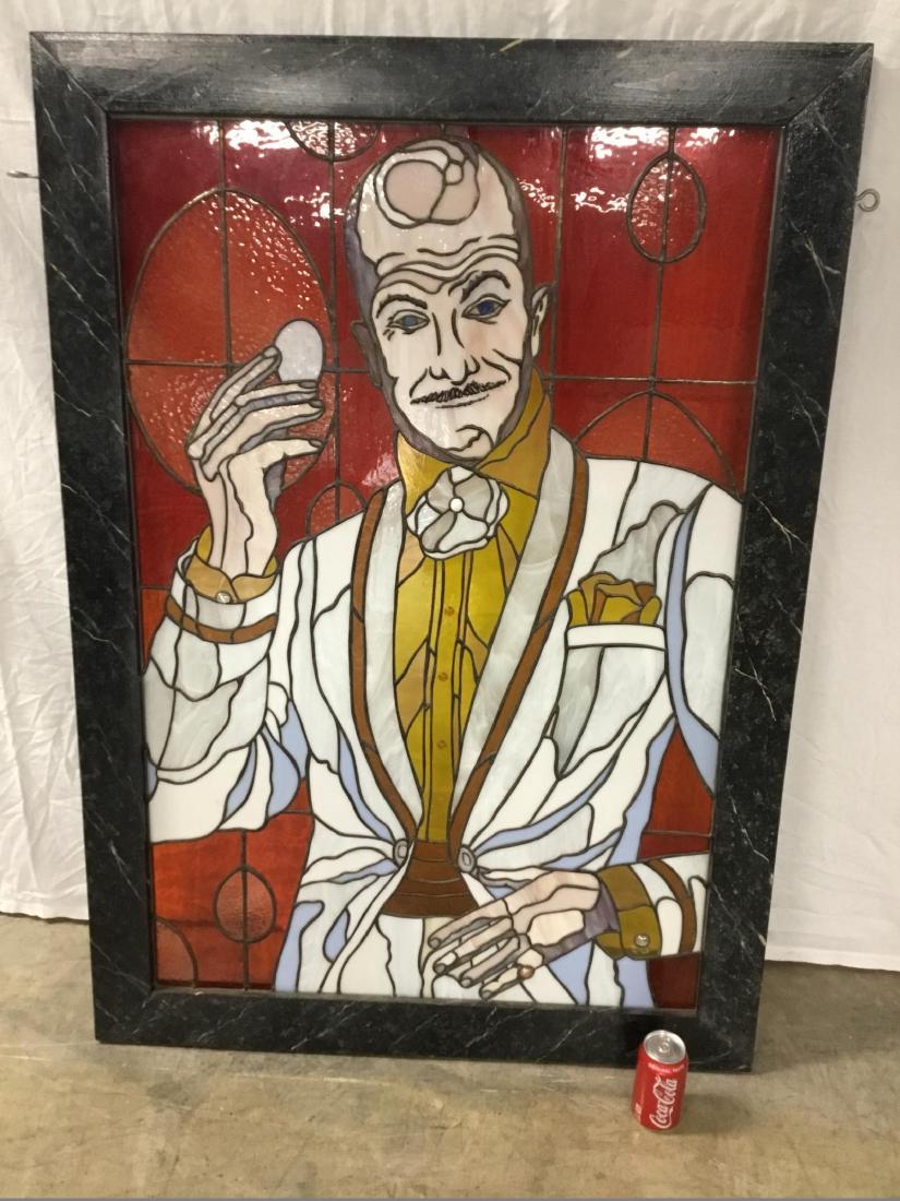 Vincent Price As Mr Egghead Stained Glass