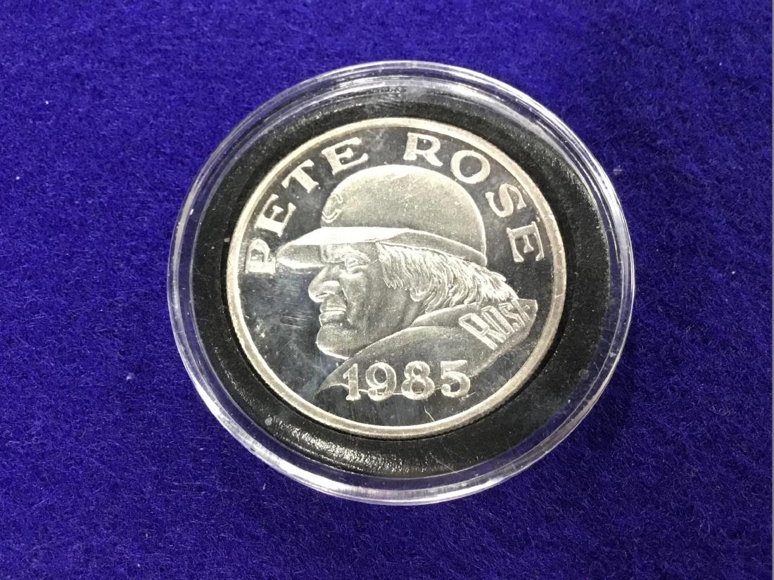1985 Pete Rose 1 Ounce Silver Coin