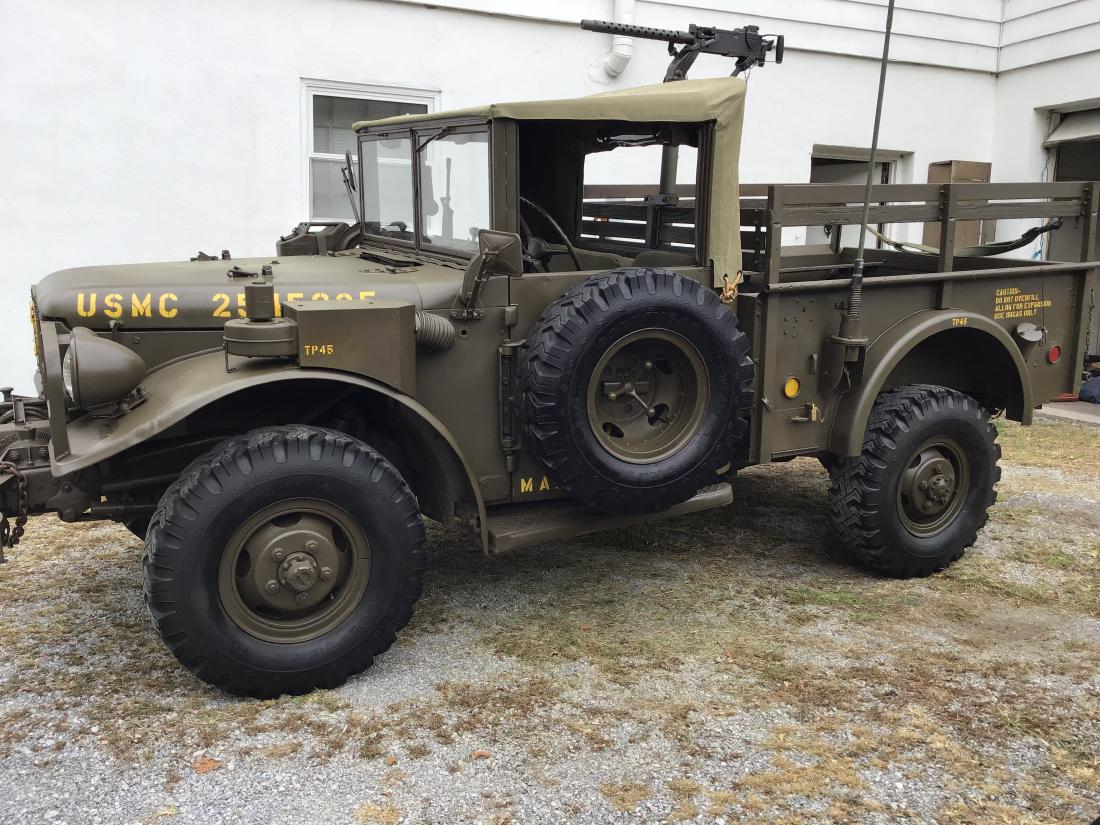 US Marine Corp 1963 Dodge M37 Weapon Carrier