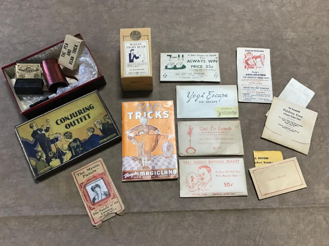 Lot of Vintage Magic Tricks