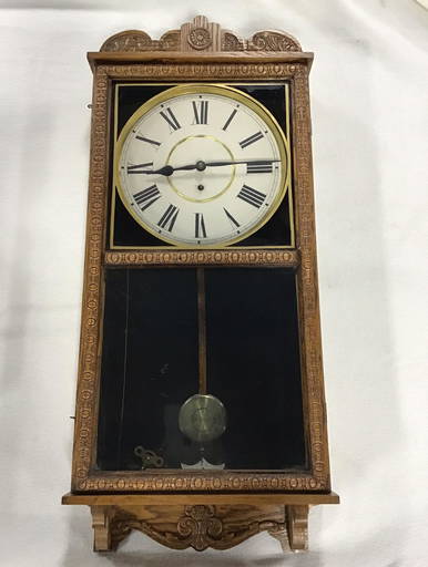 Solid Oak Waterbury Wall Clock