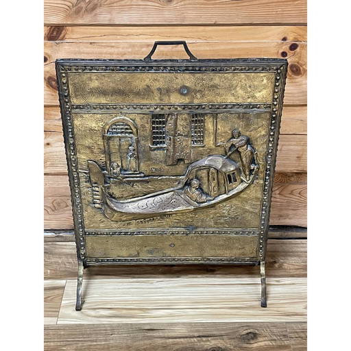 Solid Brass Fire Screen