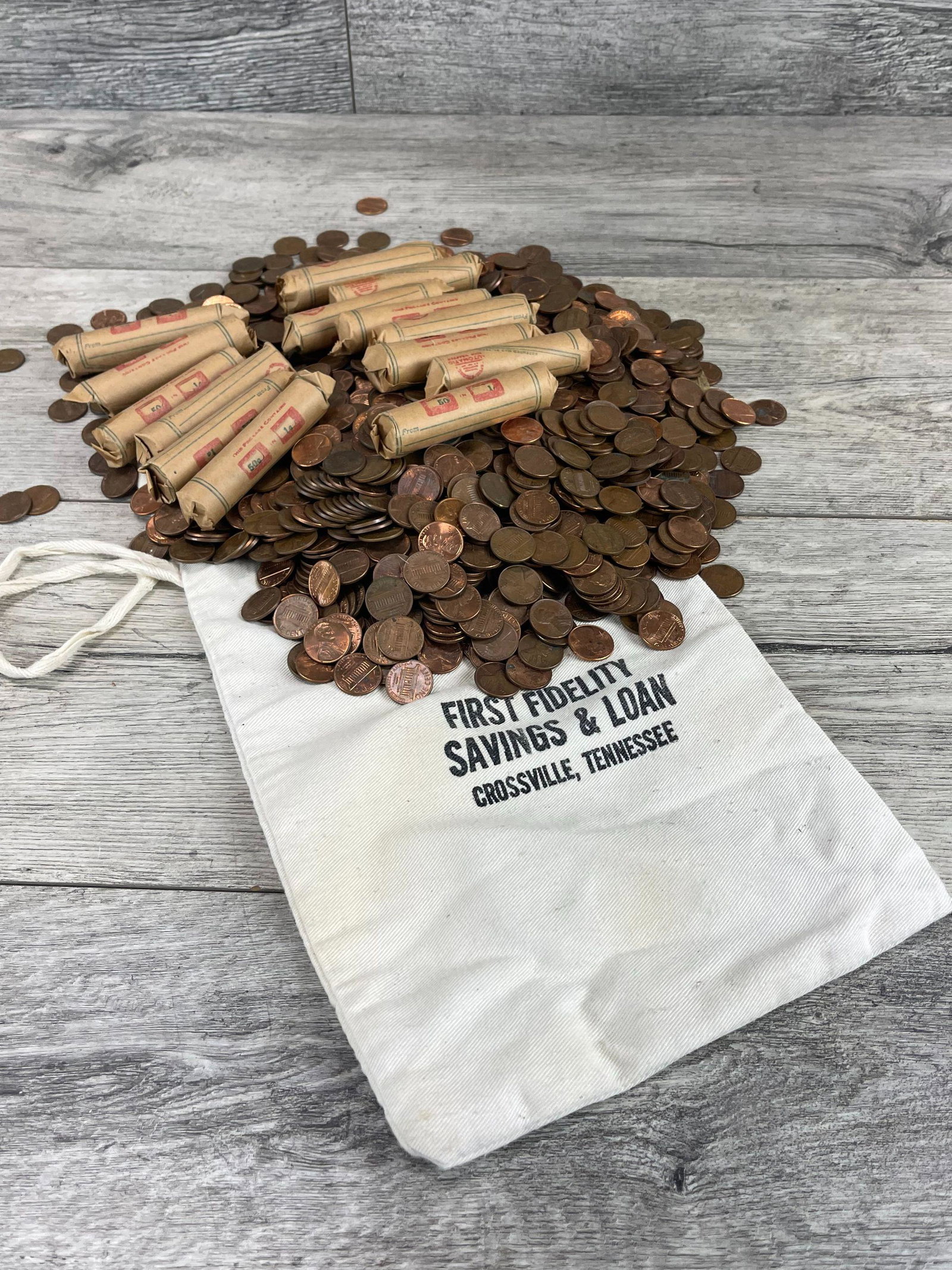 Bag Of Unsearched Pennies