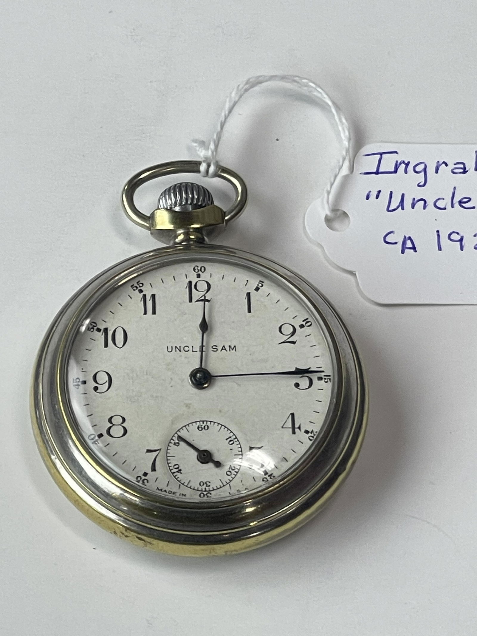 Ingraham "uncle Sam" Pocket Watch
