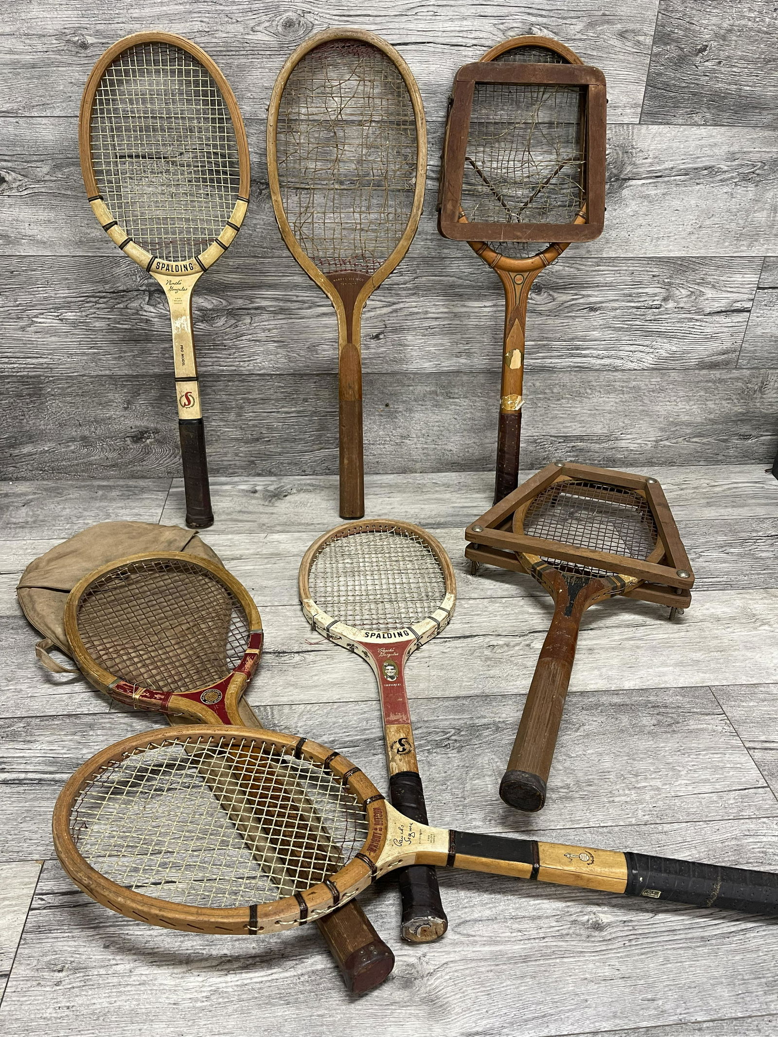 7 Antique Tennis Rackets