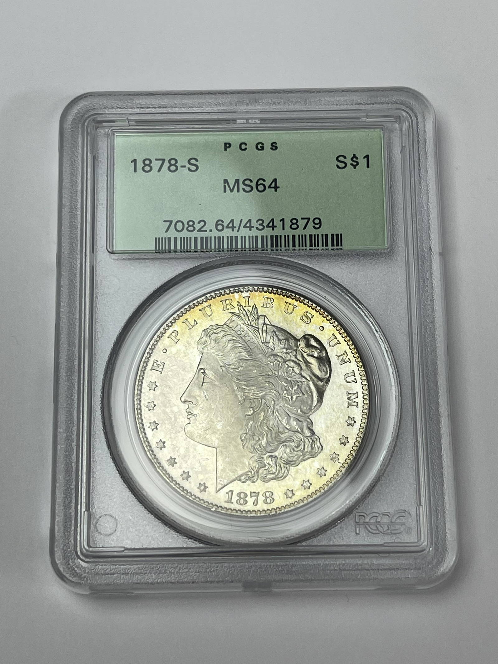 1878-s Ms64 Pcgs Morgan Dollar Auction