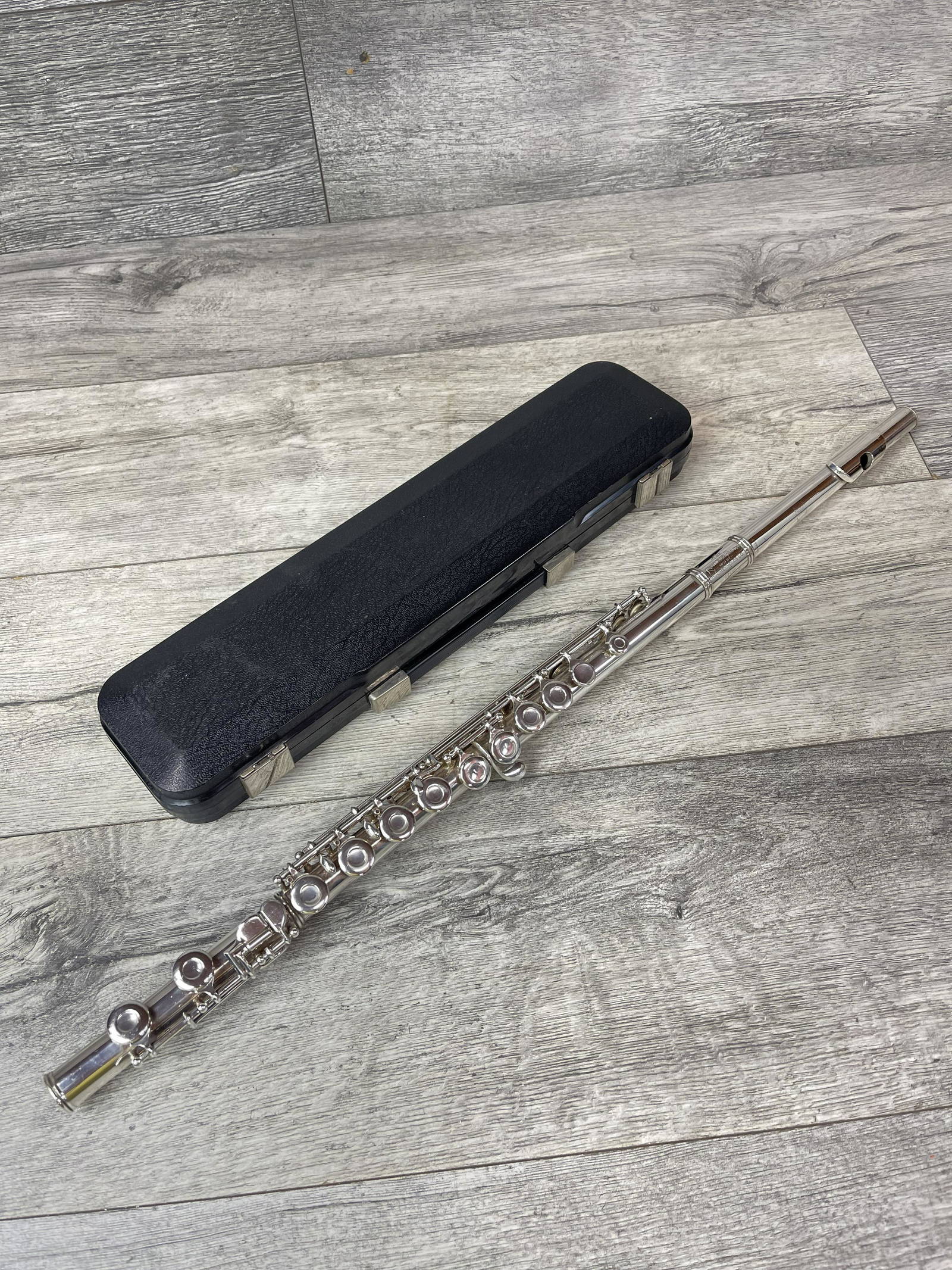 Reynolds Sterling Silver Flute With Case Auction