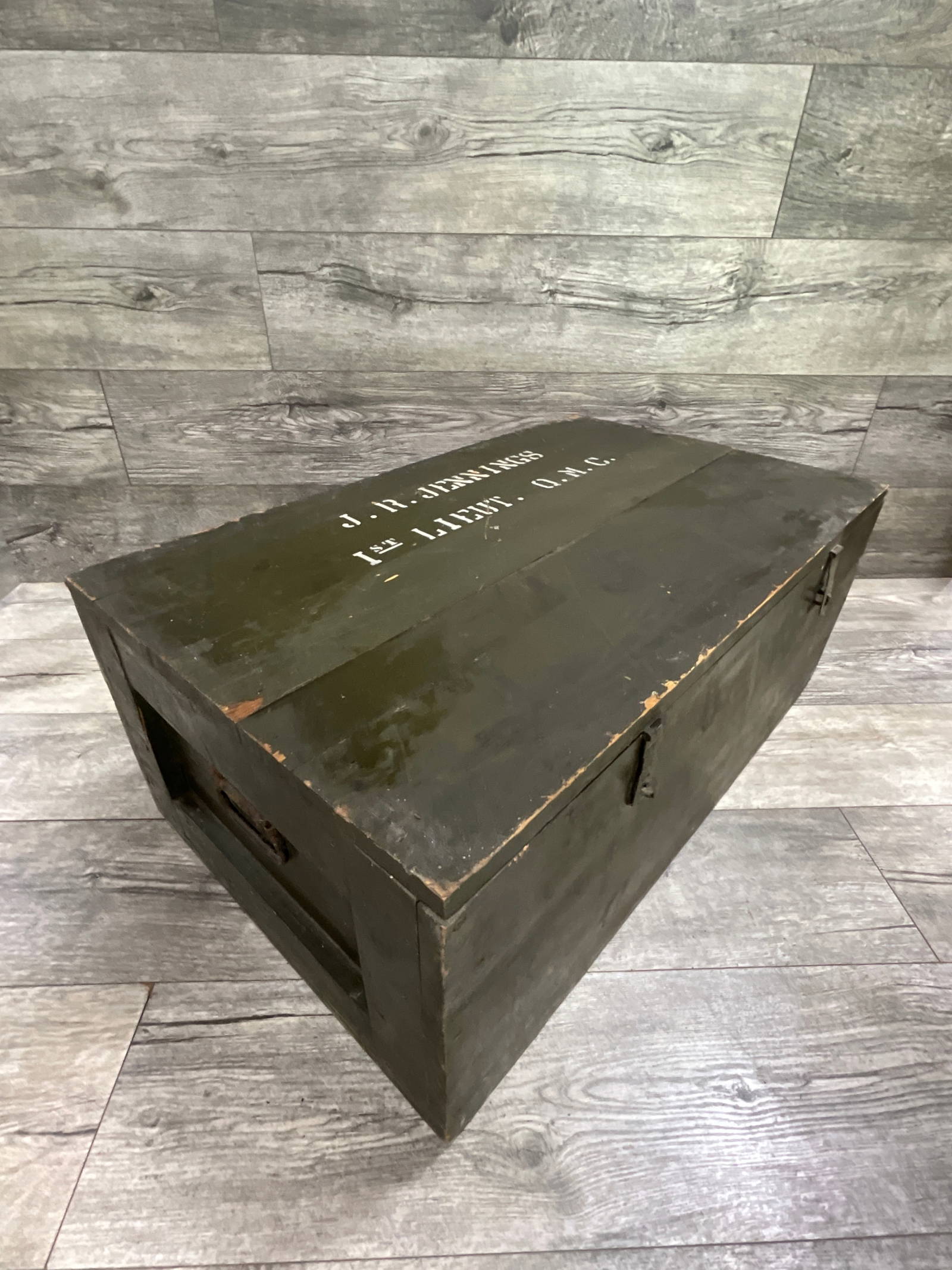 Lt Col James Jennings Military Trunk Wwii Auction