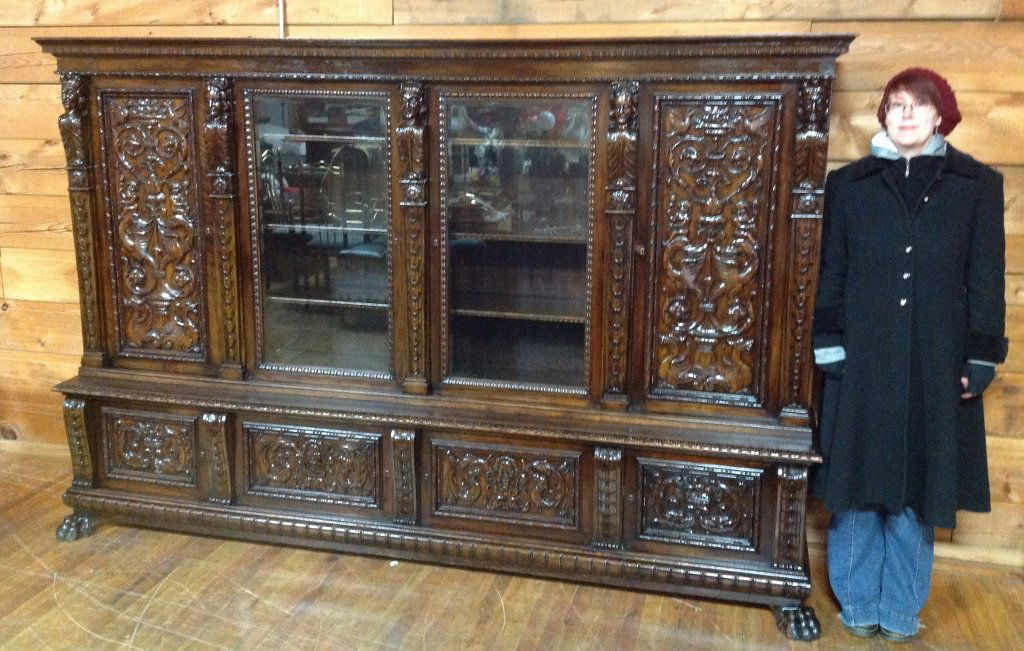 19the Century Monumental Highly Carved German Bookcase - Mar 07, 2015 ...