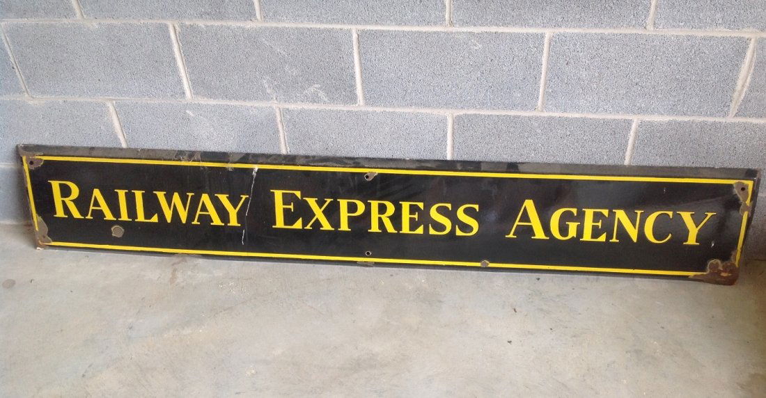 Original Railway Express Agency Porcelain Sign - Nov 21, 2015 | North ...