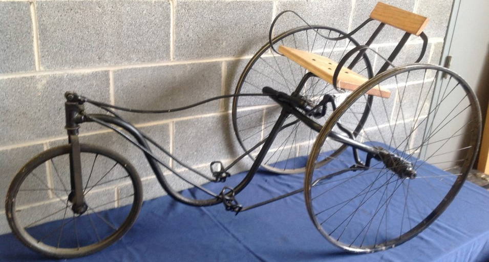 1800s Victorian Velocipede Adult Tricycle Bike