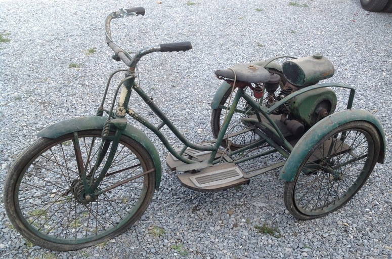 Motorized Three Wheel Tricycle Bike