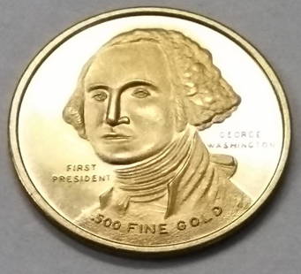Us Bicentennial .500 Fine Gold George Washington