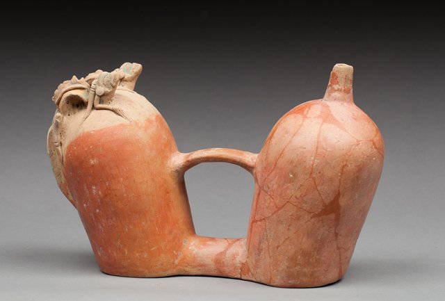 Double Belly Jama Coaque Vase