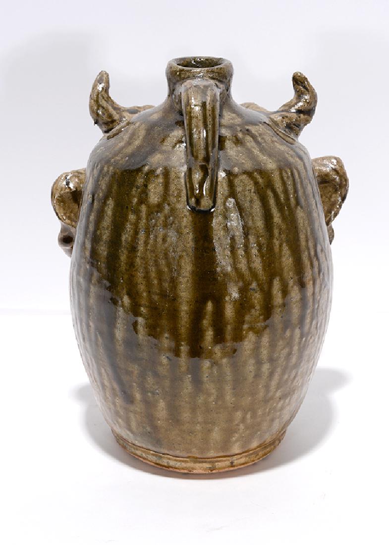 Lanier Meaders. Overbite Devil Face Jug.