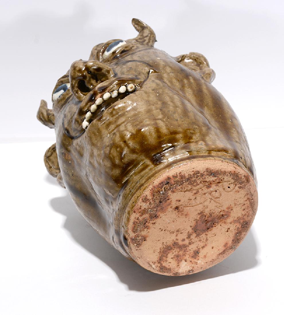 Lanier Meaders. Overbite Devil Face Jug.