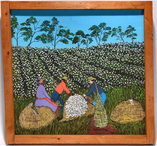 Valton Murray. Cotton Picking.