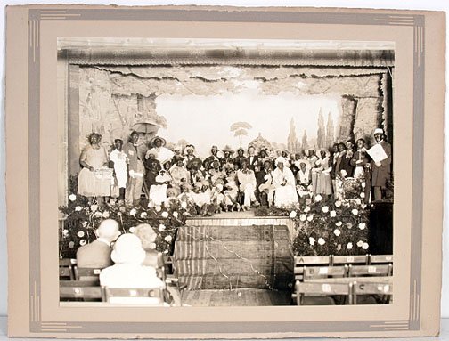 75: Black Face Minstrel Show Photo